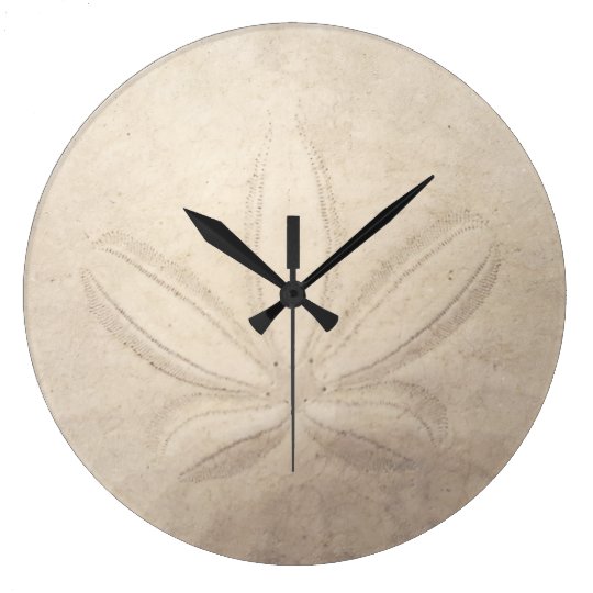 Sand Dollar Round Clock | Zazzle.com
