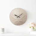 Sand Dollar Round Clock | Zazzle