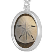 Sand Dollar Seashell Beach Silver Necklace Pendant | Zazzle