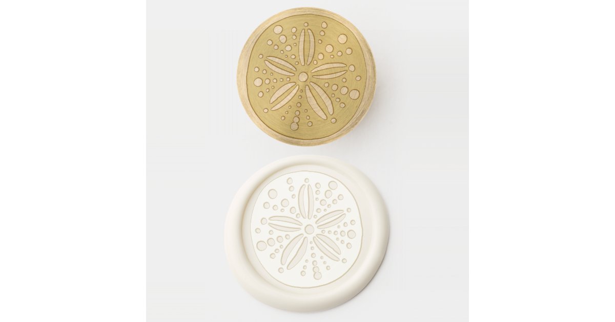 Sand Dollar Wax Seal Stamp | Zazzle