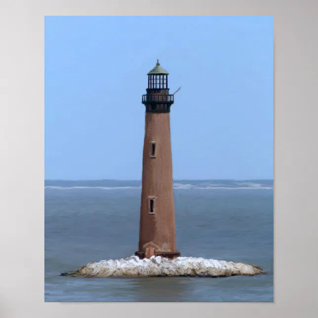 sand island lighthouse poster | Zazzle