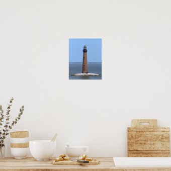 sand island lighthouse poster | Zazzle