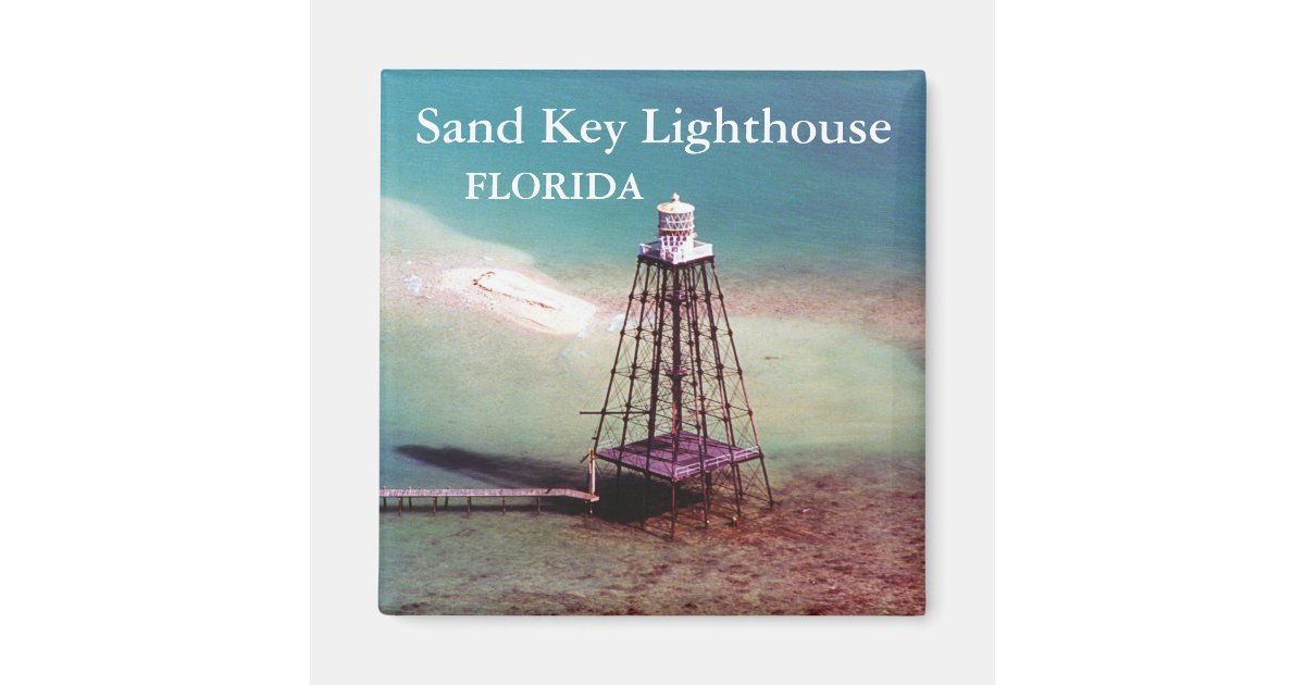 Sand Key Lighthouse, Florida Magnet | Zazzle
