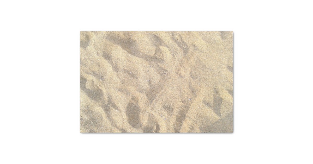 Sand scrapbook tissue paper | Zazzle