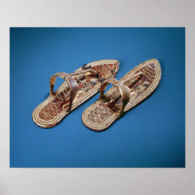 Sandals, Tomb of Tutankhamun, New Kingdom Poster | Zazzle