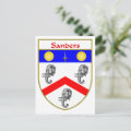 Sanders Coat of Arms/Family Crest Postcard | Zazzle