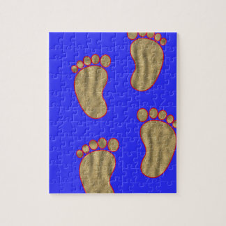 Footprints In The Sand Jigsaw Puzzles | Zazzle