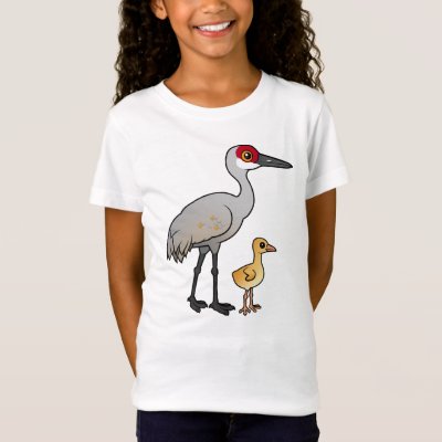 Sandhill Crane Coloring Page by Birdorable