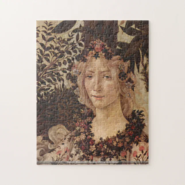 Sandro Botticelli - Spring (Primavera) detail Jigsaw Puzzle | Zazzle