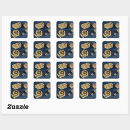 Sandstone dice and terracotta maze game, Harappa, Square Sticker | Zazzle