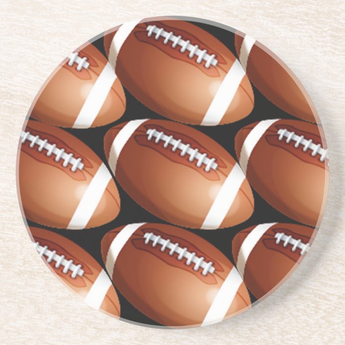 SANDSTONE football COASTERS sport coasters | Zazzle.com
