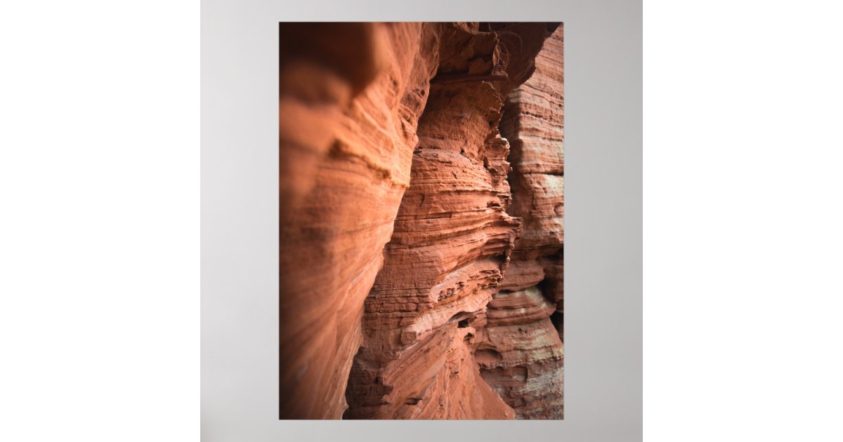 Sandstone Nature Photo Poster | Zazzle