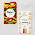 sandwich delicatessen business card | Zazzle