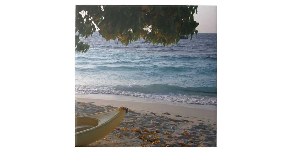 Sandy Beach 6 Ceramic Tile | Zazzle