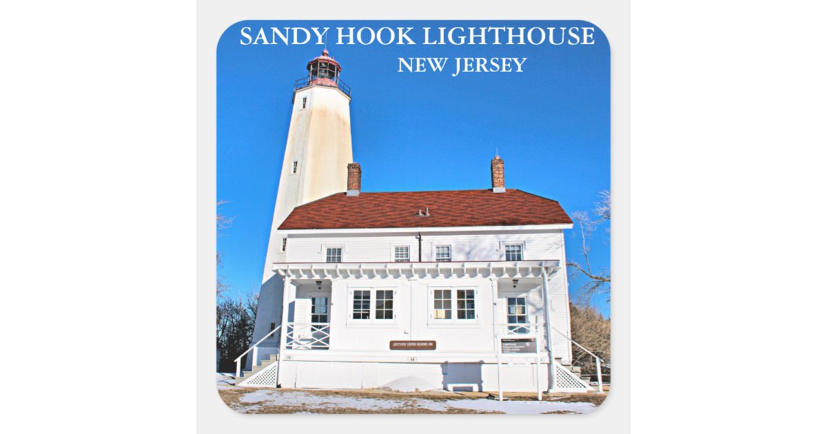 Sandy Hook Lighthouse, New Jersey Stickers | Zazzle
