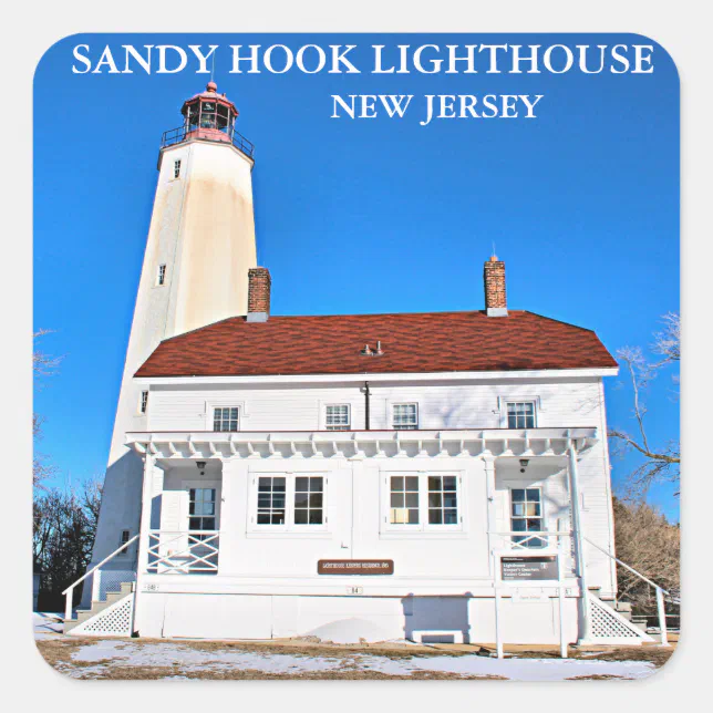 Sandy Hook Lighthouse, New Jersey Stickers | Zazzle