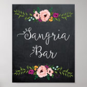 Sangria bar sign poster | Zazzle