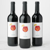 Sangria Drink Wine Label | Zazzle