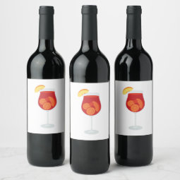 Sangria Drink Wine Label | Zazzle