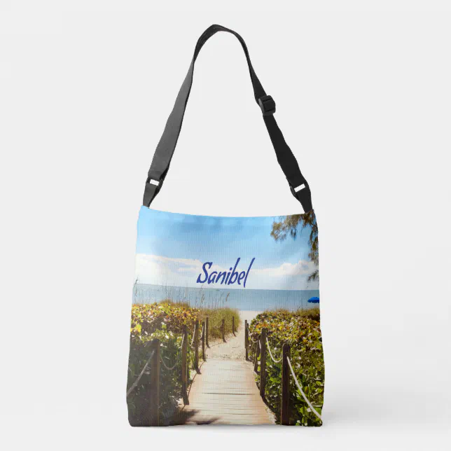 Sanibel Island Florida Beach Ocean Crossbody Bag | Zazzle