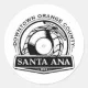 Santa Ana Funk Classic Round Sticker | Zazzle