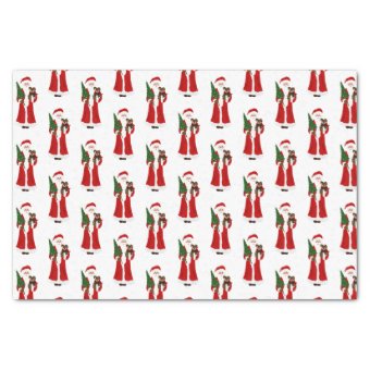 Santa and Friend Tissue Paper | Zazzle