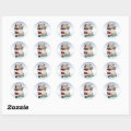 Santa and Mrs. Claus Sticker | Zazzle