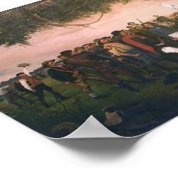 Santa Anna Surrender to Sam Houston at San Jacinto Poster | Zazzle