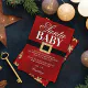 Santa Baby | Christmas Baby Shower Thank You Card | Zazzle