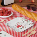 Santa Baby Christmas Baby Shower Welcome Paper Plates | Zazzle