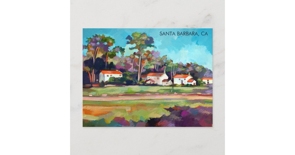 Santa Barbara, CA Postcard | Zazzle
