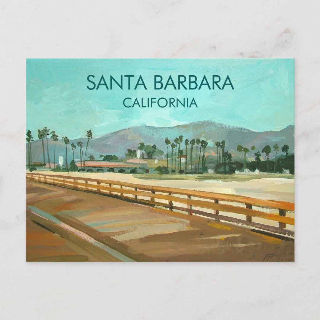 Santa Barbara, CA, USA Postcard | Zazzle