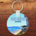 Santa Barbara California Butterfly Beach Montecito Keychain | Zazzle