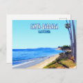 Santa Barbara California Butterfly Beach Montecito Postcard | Zazzle