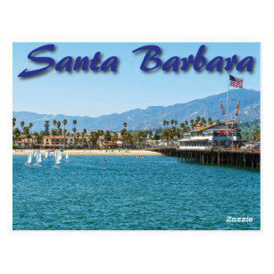 Santa Barbara Postcards - No Minimum Quantity | Zazzle