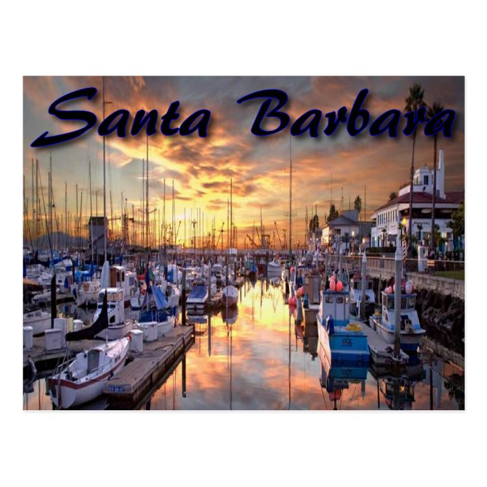 Santa Barbara California Post Card | Zazzle.com