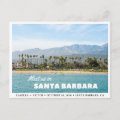 Santa Barbara Wedding Save the Date Postcard | Zazzle