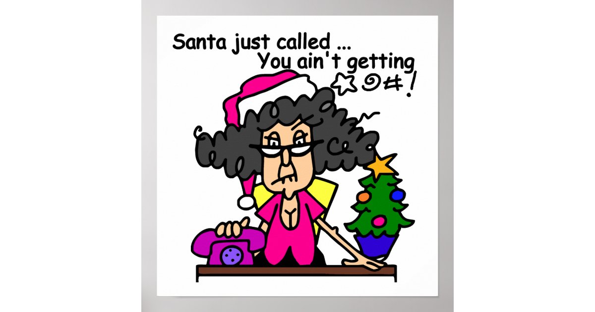 Santa Called Poster | Zazzle