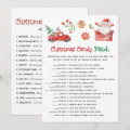 Santa Christmas Candy Match Game Holiday Card | Zazzle