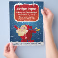 Santa Christmas Program Flyer | Zazzle