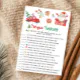 Santa Christmas Tongue Twister Game Holiday Card | Zazzle