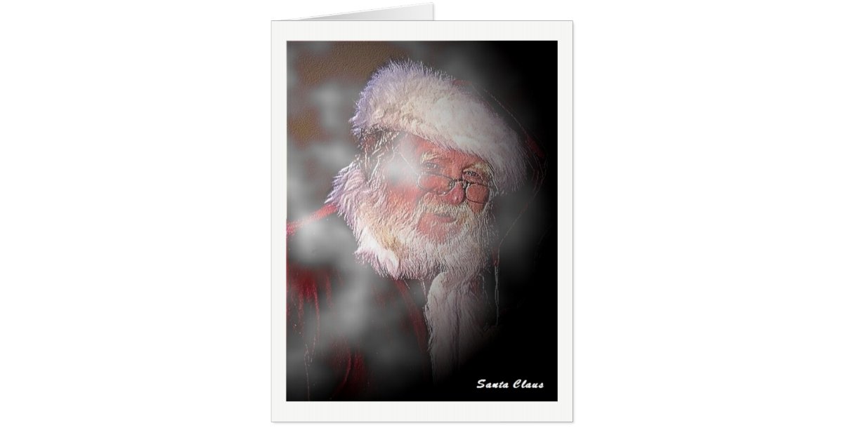 "Santa Claus" Big Christmas Card | Zazzle