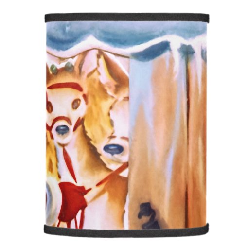 Santa Claus brings his reindeers Lamp Shade | Zazzle