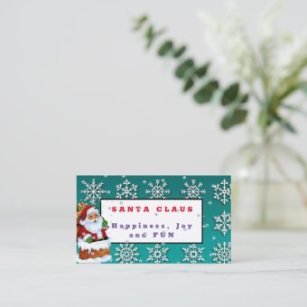 Santa Claus Business Card | Zazzle