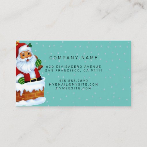 Santa Claus Business Card | Zazzle