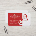 Santa Claus Business Card | Zazzle