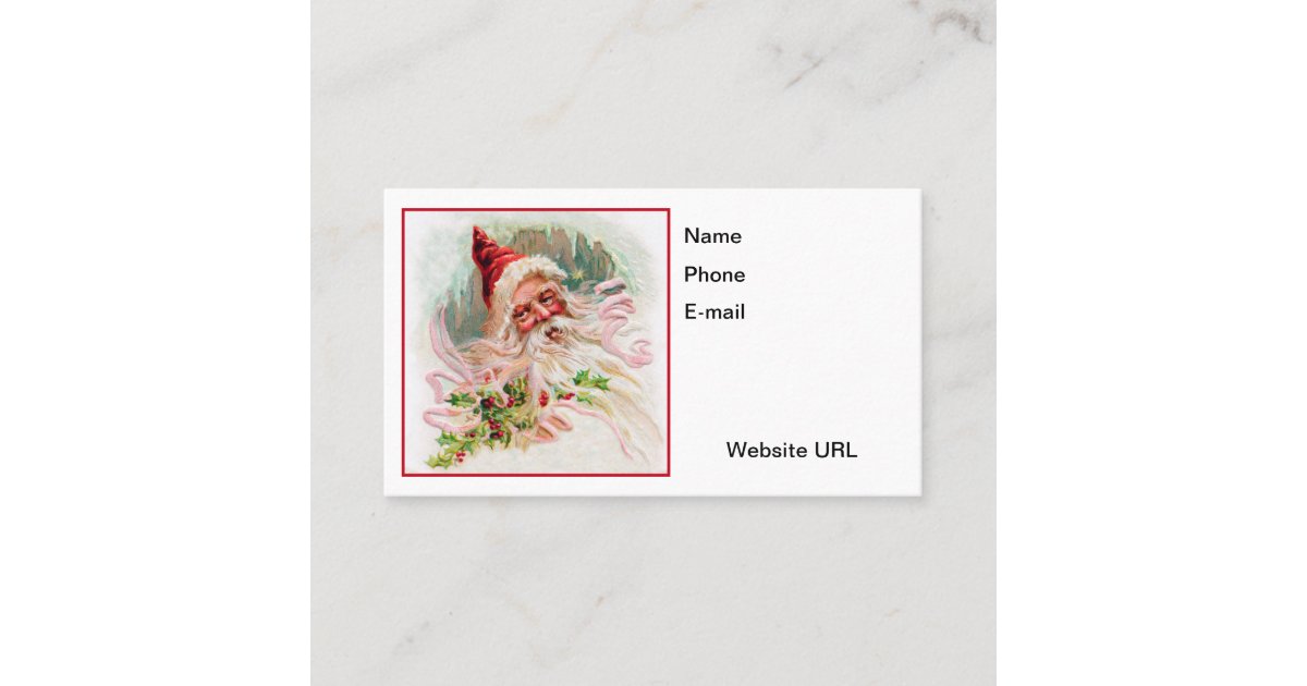 Santa Claus Business Cards | Zazzle