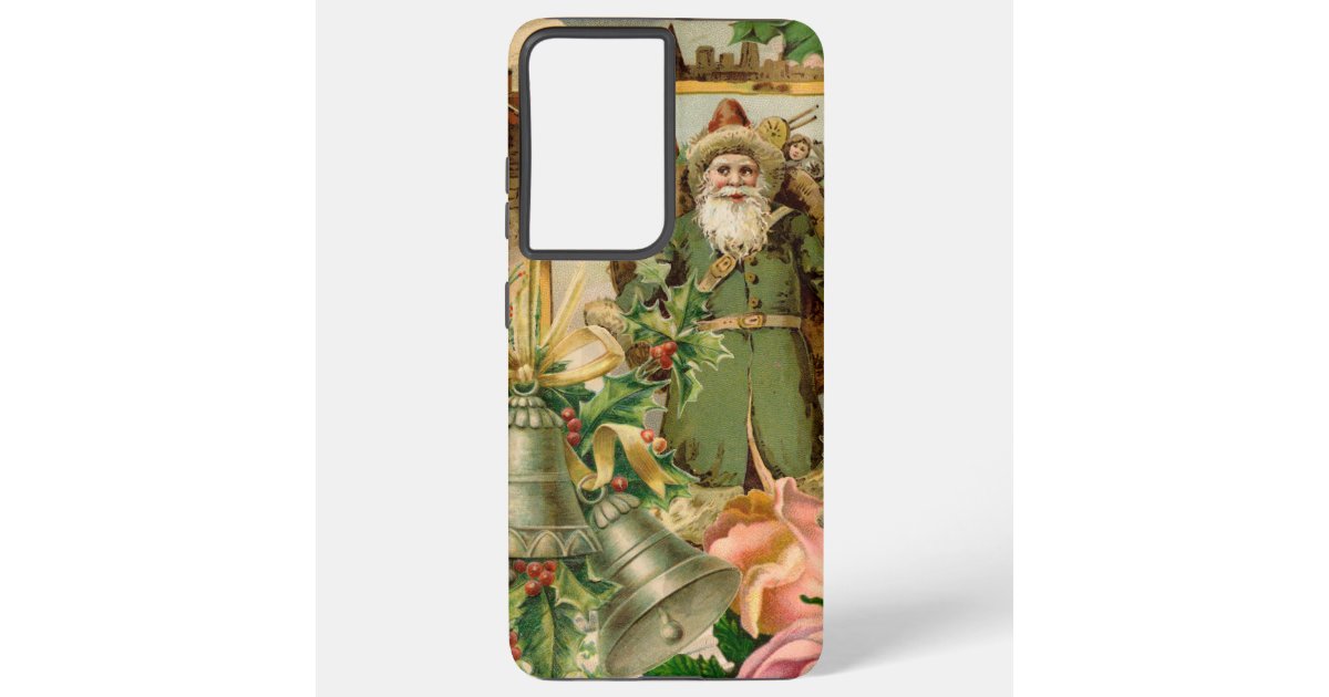 Santa Claus Christmas Antique Beautiful Art Samsung Galaxy Case | Zazzle