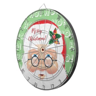 Santa Claus Christmas Holiday Dart Board | Zazzle