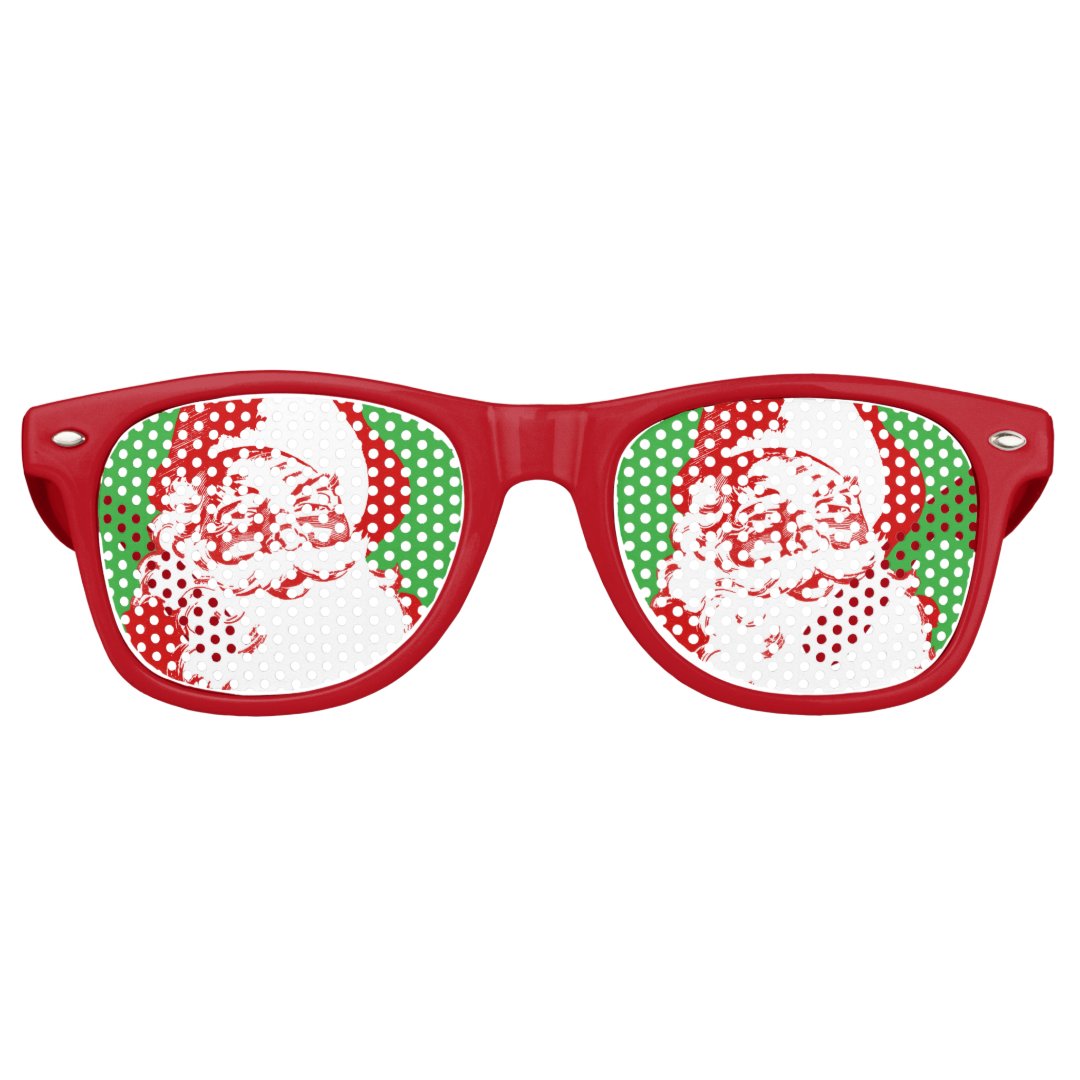 Santa Claus Christmas Sunglasses | Zazzle